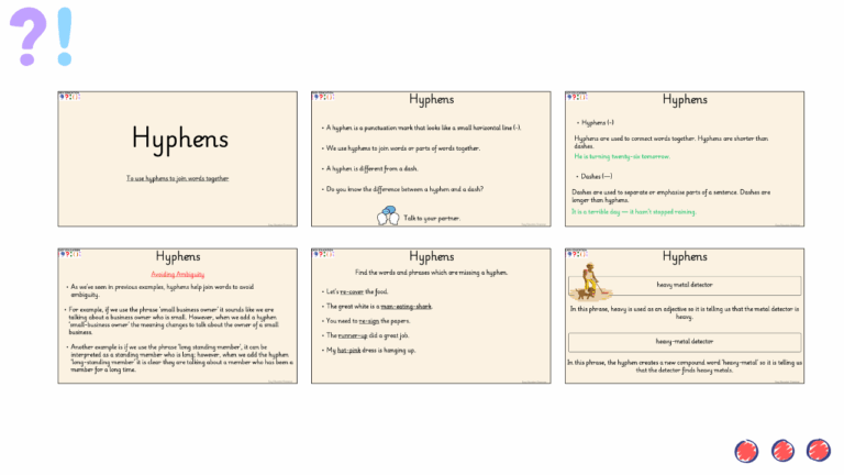Hyphens – Easy Education Grammar