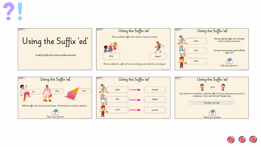 Suffix ‘ed’ – Easy Education Grammar