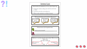 Sentence Type Mastery Activities – Easy Education Grammar