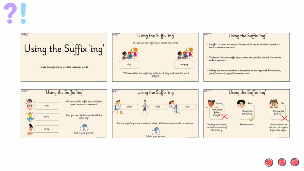 Suffix ‘ing’ – Easy Education Grammar