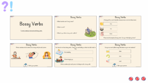 Bossy Verbs – Easy Education Grammar