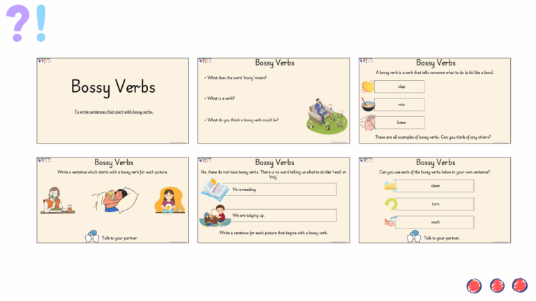 Bossy Verbs – Easy Education Grammar
