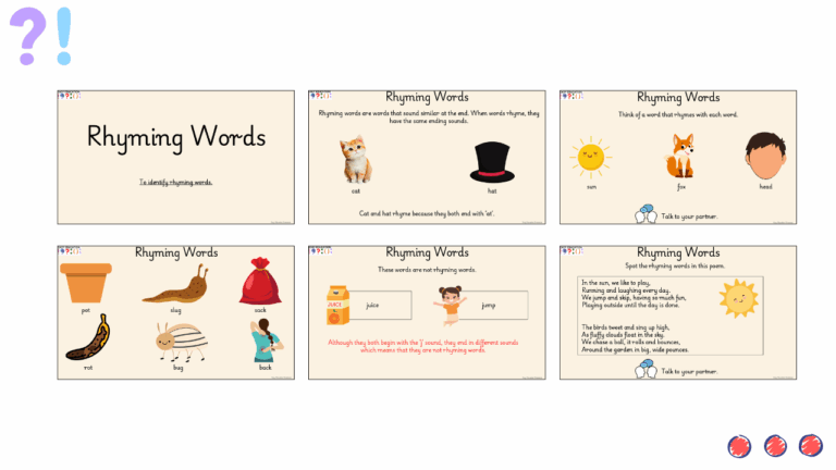 Rhyming Words – Easy Education Grammar